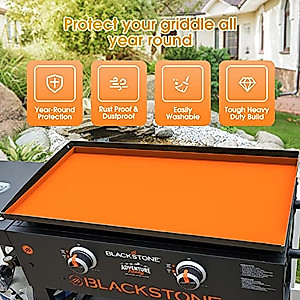 28" Silicone Griddle Mat for Blackstone, Protective Top Covers for Blackstone Protector Outdoor, Heavy Duty Griddle Mat Fit Blackstone 28 Inch Flat Top Gas Grill Griddle