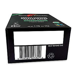 Mount Hagen 25 Count Single Serve Instant Decaf Coffee Packets | Decaffeinated Organic Medium Roast Arabica Beans | Eco-friendly, Fair-Trade [25 sticks/1.76oz/50g]