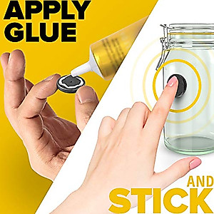 X-bet MAGNET 50 pcs Craft Magnets! Alnico Magnets 1 Inch (25mm) - Round Disc Magnets for DIY, Craft Hobbies, Science & School Projects – Bulk lot of Tiny Ceramic Magnets