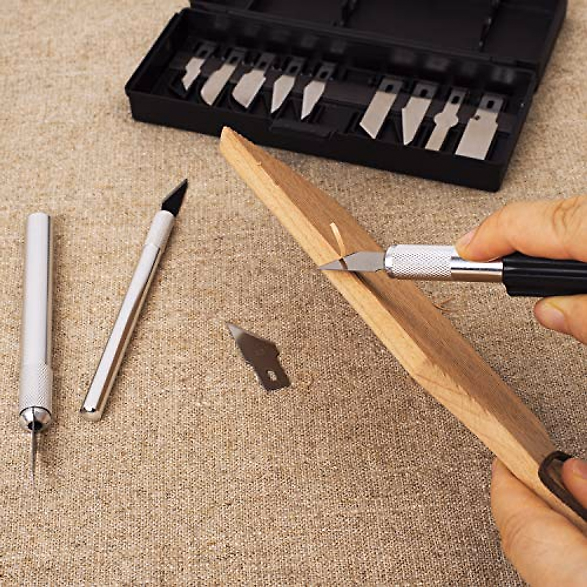 Mr. Pen- Craft Knife Set, 13 Piece, Exacto Knife Set, Hobby Knife Set, Crafting Knife, Exacto Knife Kit, Precision Knife Set, Exacto Knife for Crafting, Exacto Knives, Utility Knife Kit, Pen Knife