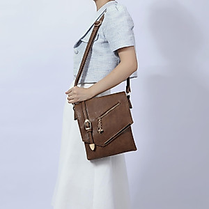 MKF Collection Crossbody Bags for Women, Sling bag Vegan Leather Shoulder bag Ladies Small Purse Handbag by Mia K