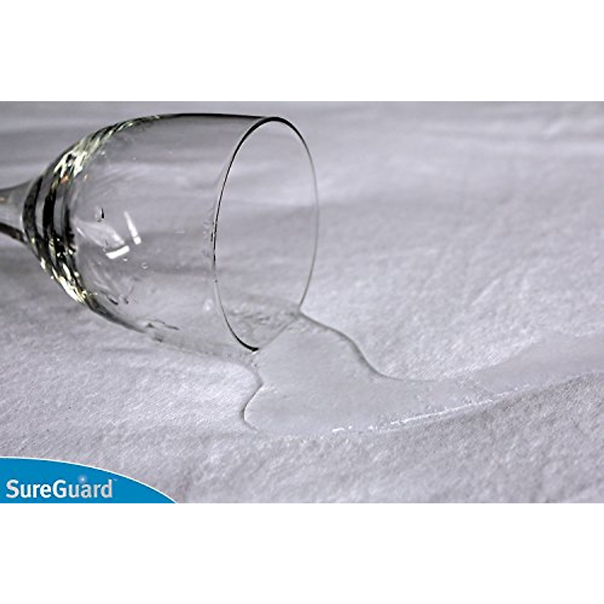 SureGuard Crib Size Mattress Protector - 100% Waterproof, Hypoallergenic - Premium Fitted Cotton Terry Cover