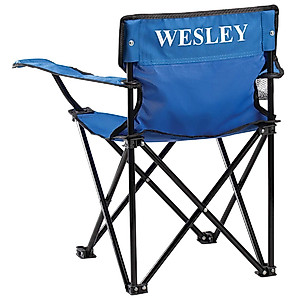 Fox Valley Traders Personalized Kid's Camping Chair, Blue