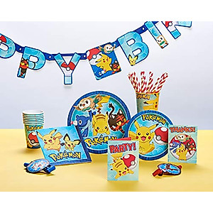 American Greetings Pokemon Party Supplies, Paper Lunch Napkins (48-Count)