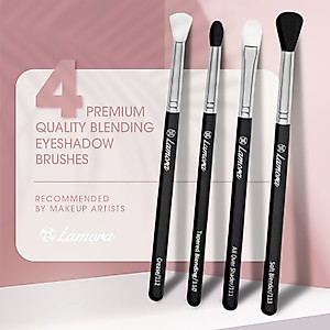 Eyeshadow Brush Set Blending Brushes - Eye Makeup Brushes Eyeshadow Kit - Smoky Eye Brush Set - For Shading or Blending of Eye Shadow Cream Powder Highlighter