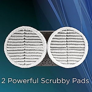 Bissell 2124 Spinwave Mop Pad Kit Replacement Pads, White