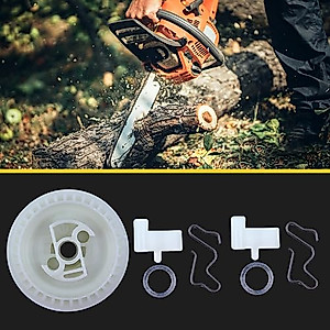 HAISHINE Recoil Starter Pulley and Pawl Kit Fit Stihl MS180 MS210 MS230 MS250 017 021 023 025 Chainsaw