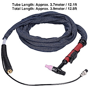 TIG Welding Torch TIG Welding Torch Flexible Head Integrated Argon Arc Welder Gun M16 QQ150 3.7meter