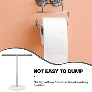 Ciieeo T-Shape Hand Towel Holder, Standing Towel Rack T-Shaped Towel Storage Stand Kitchen Countertop Towel Holder