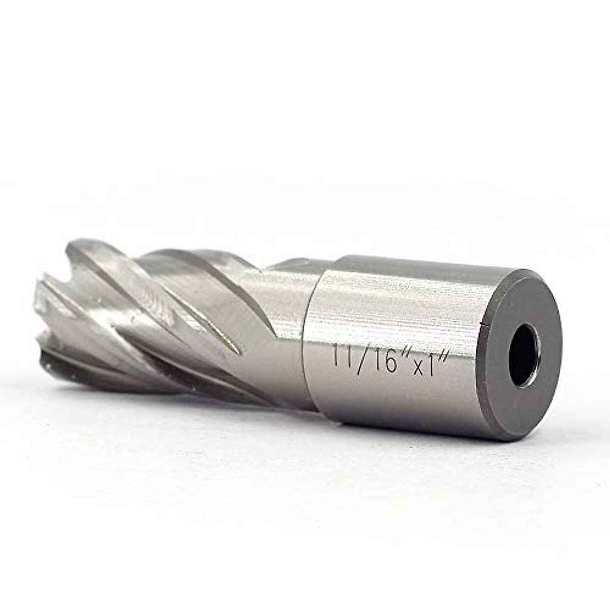 Annular Cutter JESTUOUS 3/4 Inch Weldon Shank 11/16 Cutting Diameter 1 Cutting Depth with Two-Flat HSS Kit for Magnetic Drill Press,1 Piece