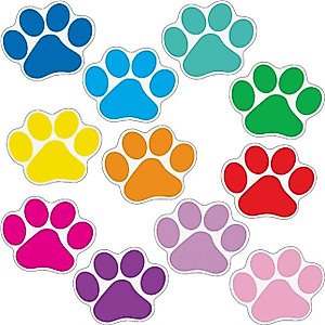 Really Good Stuff 161142 Student Name Pawprint Magnets