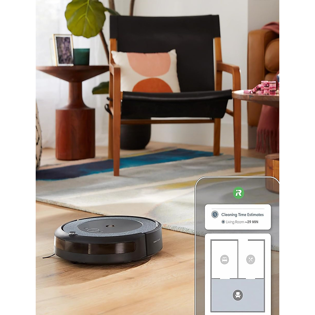 iRobot Roomba i4+ EVO (4552) Robot Vacuum with Automatic Dirt Disposal - Empties Itself for up to 60 Days, Wi-Fi Connected Mapping, Compatible with Alexa, Ideal for Pet Hair, Carpets