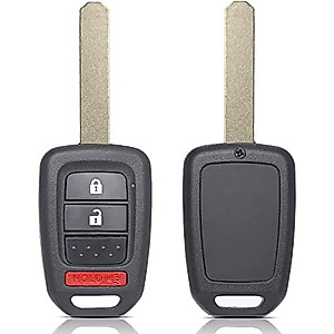 Key Fob Remote Replacement Fits for Honda Fit 2015 2016 2017 2018 2019 2020/Crosstour 2013-2015/CR-V 2014-2016 MLBHLIK6-1T Keyless Entry Remote Control 35118-TY4-A00(Pack of 1)