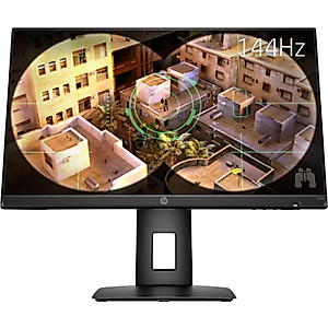 HP 24" FHD 144Hz 1ms GTG IPS LED FreeSync Gaming Monitor (X24ih) - Black