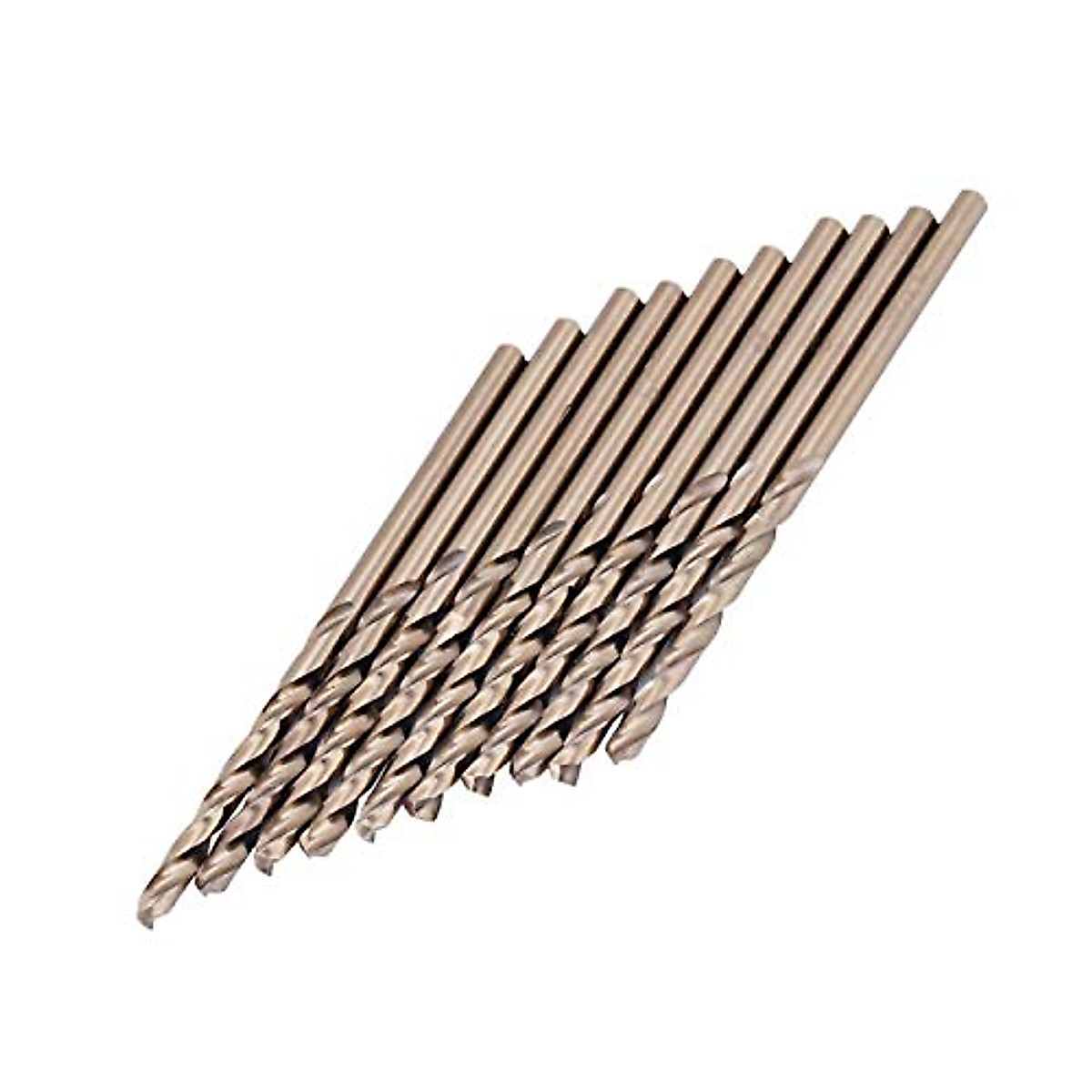 YWBL-WH Hss Twist Drill,M35 Cobalt Drill Bit Set 1mm-5mm HSS Twist Drill Bits for Drilling Stainless Steel Cast Iron Metal(3mm)