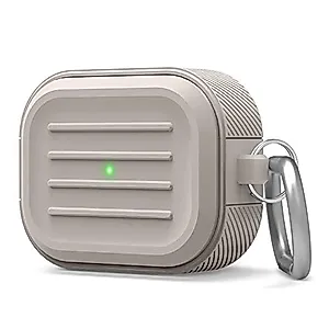 elago Armor Case Designed for Apple AirPods Pro Case, Tough Drop Protection, Shock Resistant, Made from Durable Silicone [US Patent Registered] (Stone)
