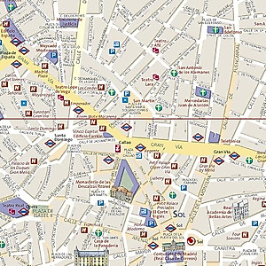 Madrid Map (National Geographic Destination City Map)