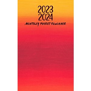 2023-2024 Monthly Pocket Planner: Small 2 Year Calendar Schedule Organizer Start January 2023 to December 2024 with Holidays|Includes Place for Contacts, Notes, Important Dates, and Passwords