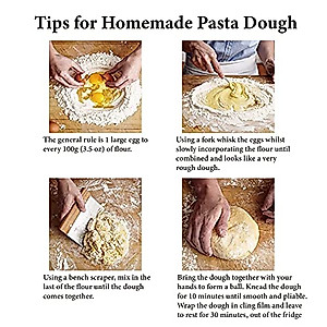 EHZBTL Pasta Press Attachment with 6 Different Shapes of Pasta Outlet, Durable Pasta Press Attachments for KitchenAid