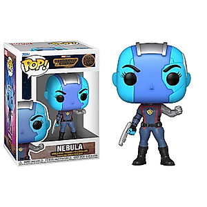 POP Marvel: Guardians of The Galaxy Volume 3 - Nebula Funko Vinyl Figure (Bundled with Compatible Box Protector Case), Multicolored, 3.75 inches