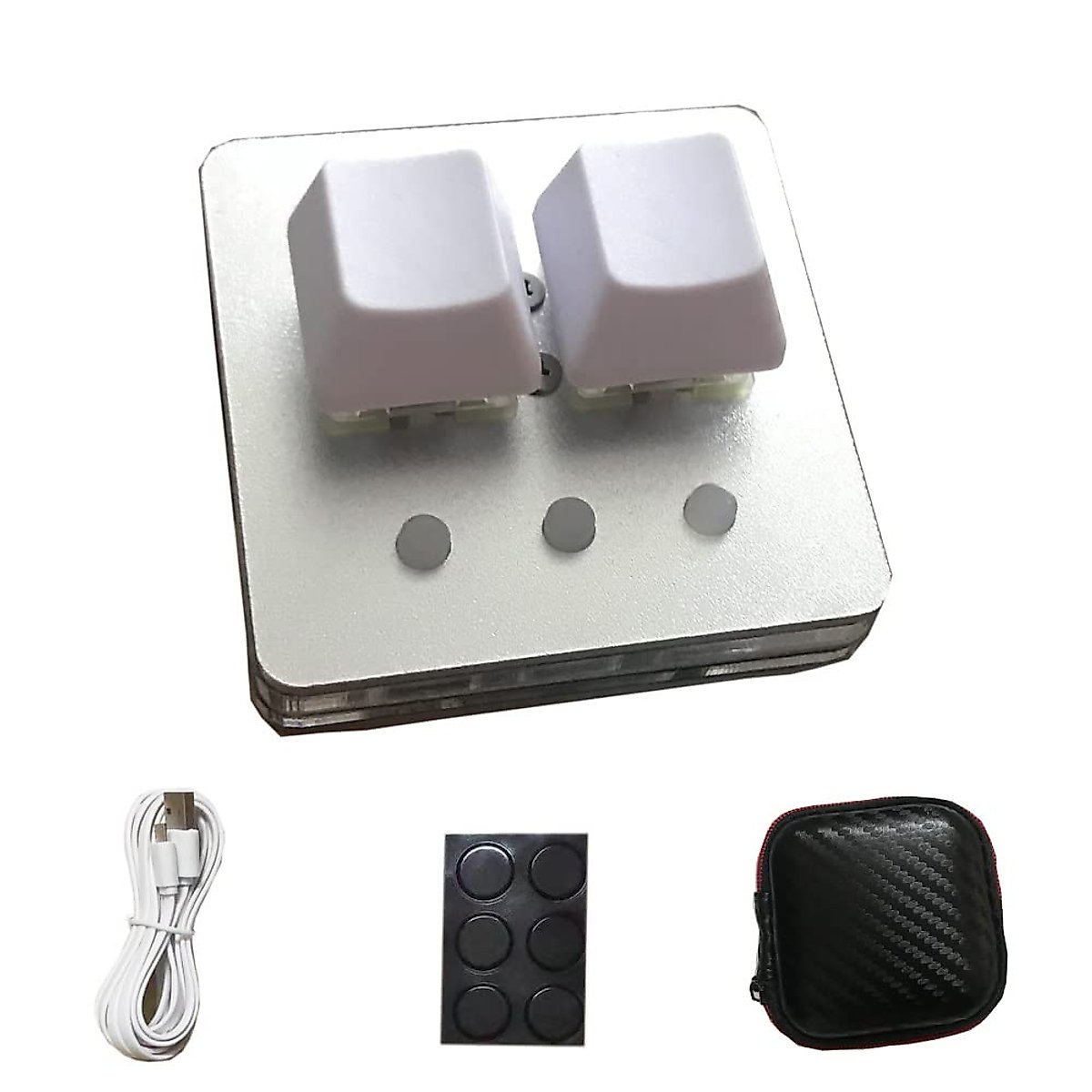 AMJUDOT OSU Keyboard-OSU Keypad Gaming PC One Handed Gaming Keyboard Cherry Switches for Mechanical Keyboard （Type-C-Tea Cherry Tea