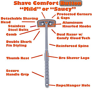 BRO SHAVER Original Plus BRO SHAVER 2.2 Travel Combo Pack…