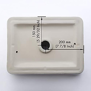KES Rectangle Vessel Sink 16"X12" White Bathroom Sink Above Counter Porcelain Ceramic Small Sink Bowl, BVS110S40