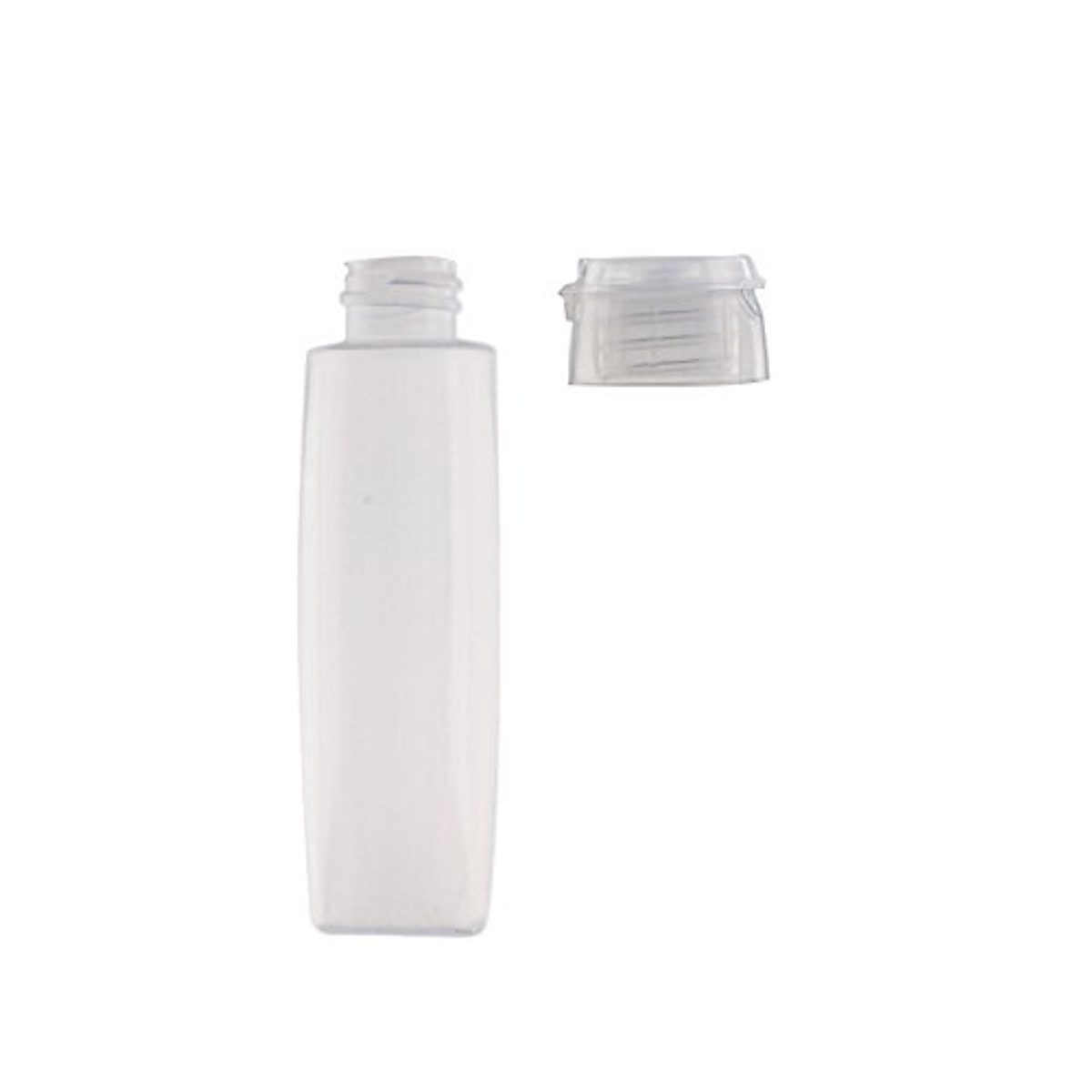 OTO 6 Pack Travel Size Plastic Squeeze Bottles for Liquids, 30ml/1 Fl. Oz TSA Approved Makeup Toiletry Cosmetic Containers
