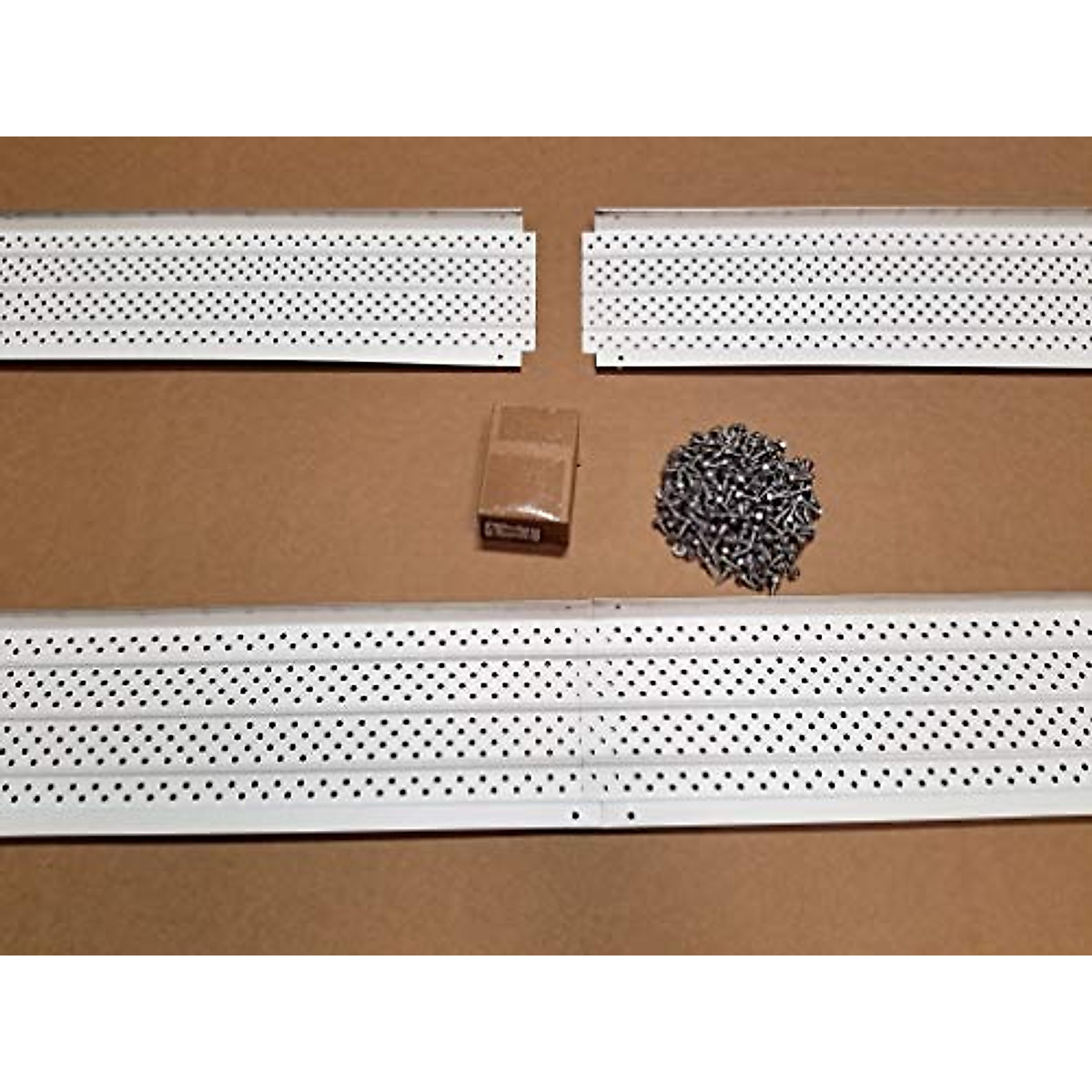 FlexxPoint 30 Year Gutter Cover System, White Commercial 6" Gutter Guards, 102'