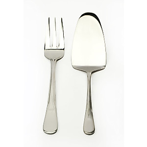 RSVP International Endurance Flatware Collection Stainless Steel, Dishwasher Safe, Serving Fork