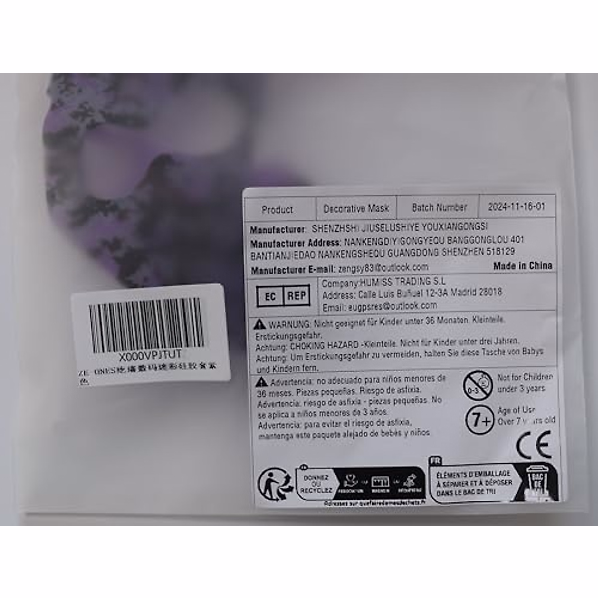 9CDeer 1 Piece of Studded Customize Digital Camo Silicone Cover Skin Sleeve Case 8 Thumb Grips for Xbox One/S/X Controller Purple Compatible with Official Stereo Headset Adapte