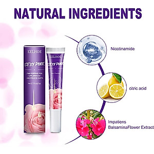 Intimate Bleaching Cream for Women,Crema blanqueadora íntima para mujeres,Underarm Bleaching Serum Whiten Butt Knee Brighten Inner Thigh Intimate Parts Dark Remove Melanin (1pcs,B-20ML)