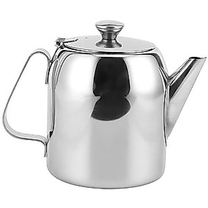 Premium Stainless Steel Tea Kettle - Grade Pot Durable Coffee Pot & with Short - Round Water Pot for Restaurants