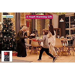 Christmas Cookie Cutters, Holiday Cookie Cutters - 8 PC Set - Christmas Tree, Gingerbread Man, Candy Cane, Star, Santa, ReinDeer, Snowflake, Snowman - For Baking, Kids and Treats