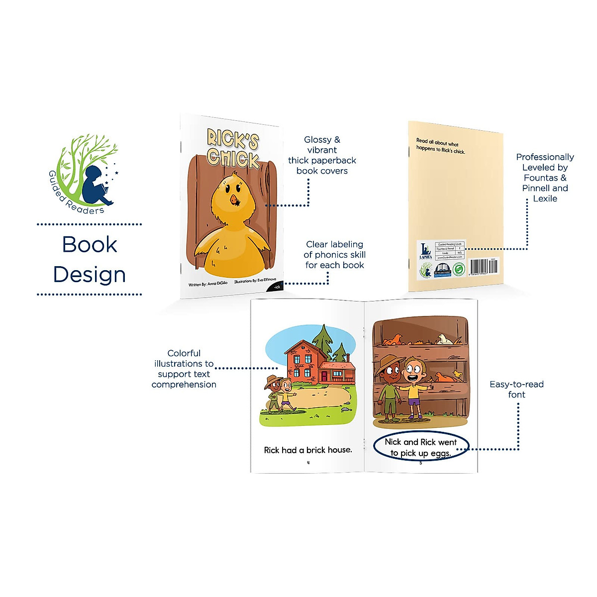 Decodable Readers: 15 Short Vowel Phonics Decodable Books for Beginning Readers Ages 4-7 Developing Decoders (Set 3)