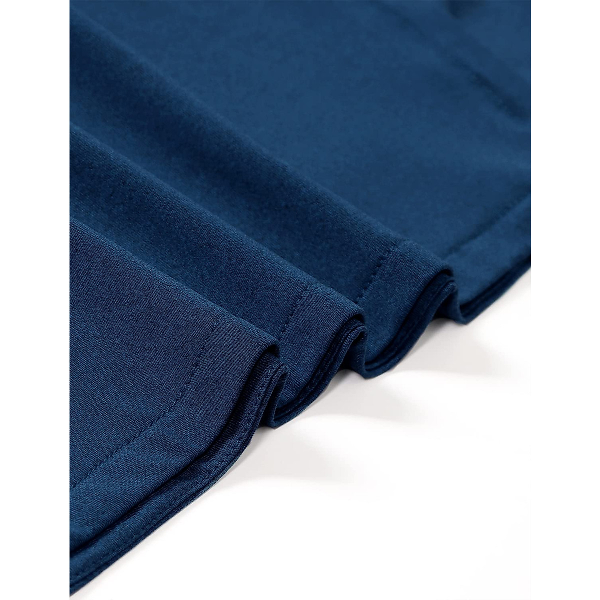 Workout Clothing for Women Exercise Clothes Sports Shirts Yoga Tops Moisture Wicking Tee Loose Fitting Apparel Dark Blue