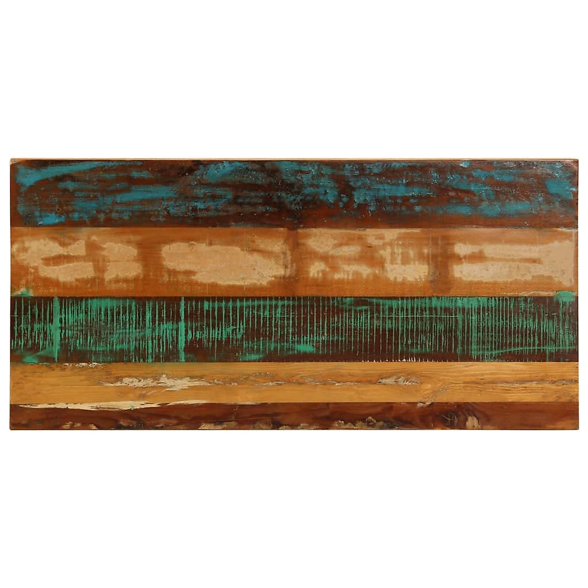 WHOPBXGAD Dining Table,Restaurant counters, Kitchen Tables Suitable for Small Spaces, Flats, Bars, Restaurants,45.3"x21.7"x29.9" Solid Reclaimed Wood and Steel