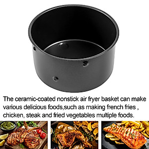 Replacement Air Fryer Basket for Ninja AF101 AF100 AF100C AF101BRN AF101C AF101NP AF101QAQ AF101QBK,Air Fryer Accessories and Replacement Parts,4QT Capacity