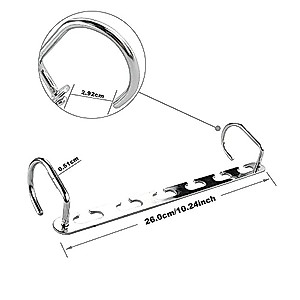 TOPIND Metal Magic Hangers Space Saving Hangers 12-Holes Closet Storage Organization, Stainless Steel Magic Multifunctional Hanger for Wardrobe Heavy Clothes Pack of 4/6/8/10