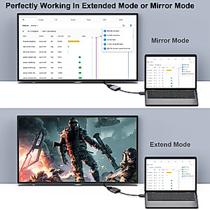 DisplayPort to DVI, Benfei DisplayPort to DVI-D Single Link Adapter Male to Female Adapter Compatible for Lenovo Dell HP and More [Gold-Plated Connectors, Aluminium Shell&Nylon Cable]