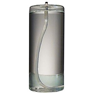 Firefly Dripless 6-Inch Refillable Glass Pillar Candle - Memory, Unity, Prayer and Window Candle Without The Wax Mess - Use Alone, in a Candle Holder or Lantern - for use in The Interior of Your Home