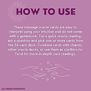 All Things Intuitive Messages of Closure Oracle Cards, Lost, Departed Loved Ones Oracle Card Messages, Indie