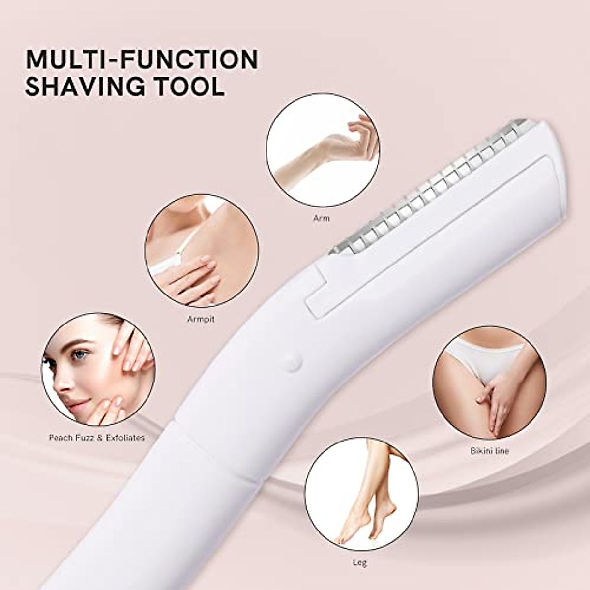 Eyebrow Razors for Women, Face Razors for Women, Dermaplane Razors for Women Face, Eyebrow Hair Trimmers, Facial Razors, 6 Pcs