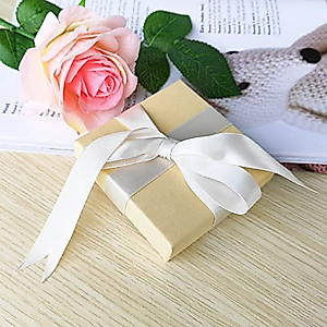 batifine Jewelry Gift Boxes Small Necklace Earring Gift Box for Women Girls Ring Bracelet Cardboard Box with Cotton Filled and Lids,3.5x3.5x1 inch 40 Pack (Brown)