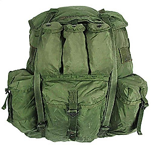USGI Military Large Olive Drab Alice Pack w/ Straps / Frame / Pad
