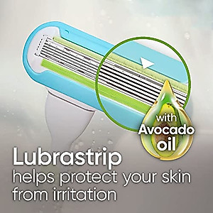 Gillette Venus Womens Razor Blade Refills, Venus Extra Smooth 4 Count and Venus Deluxe Smooth Sensitive 2 Count, 6 Total Refills