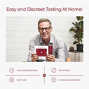 COLONOX at-Home Colon Screening Test Kit – Easy to Use Fecal Occult Blood (FIT or FOB) Colon Test for Early Detection (1 Test)