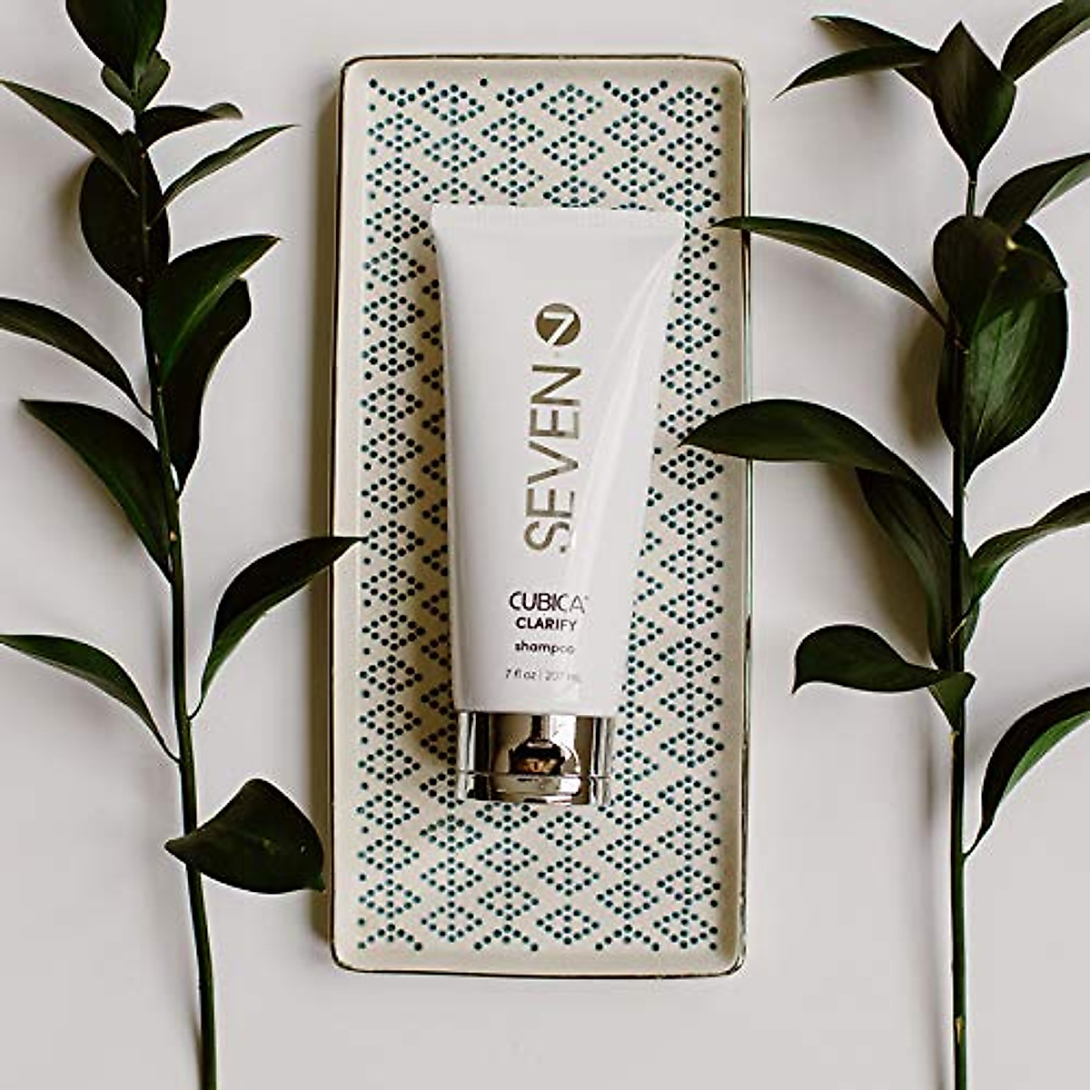 SEVEN Hair Care Cubica Clarifying Shampoo for Women & Men, Detox and Minimize Dry Scalp + Buildup with Rosemary, Eucalyptus & Rose Hip Oil, Cruelty Free, Sulfate Free, Made in USA, 7 oz