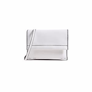 Proenza Schouler White Label Women's Accordion Flap Bag, Optic White, One Size