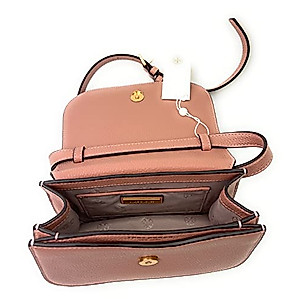 Tory Burch Britten Small Saddle Bag (Pink moon)